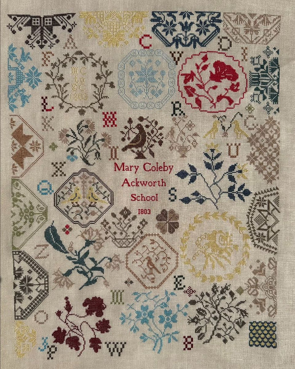 Mary Coleby, Ackworth School 1803 by Cross Stitch Antiques - Colorado ...
