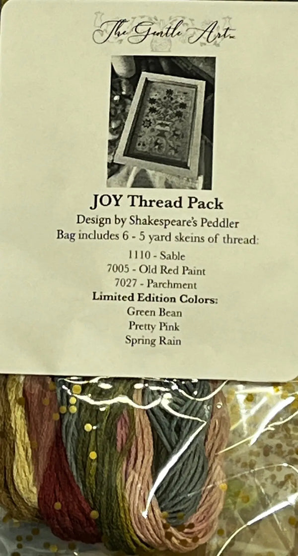 Joy Thread Pack for Shakespeare's Peddler - Colorado Cross Stitcher