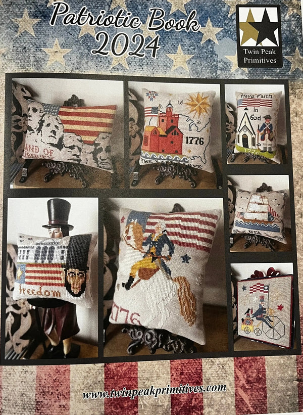 Patriotic Book 2024 by Twin Peak Primitives - Colorado Cross Stitcher
