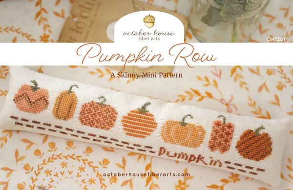Pumpkin Row by October House - Colorado Cross Stitcher