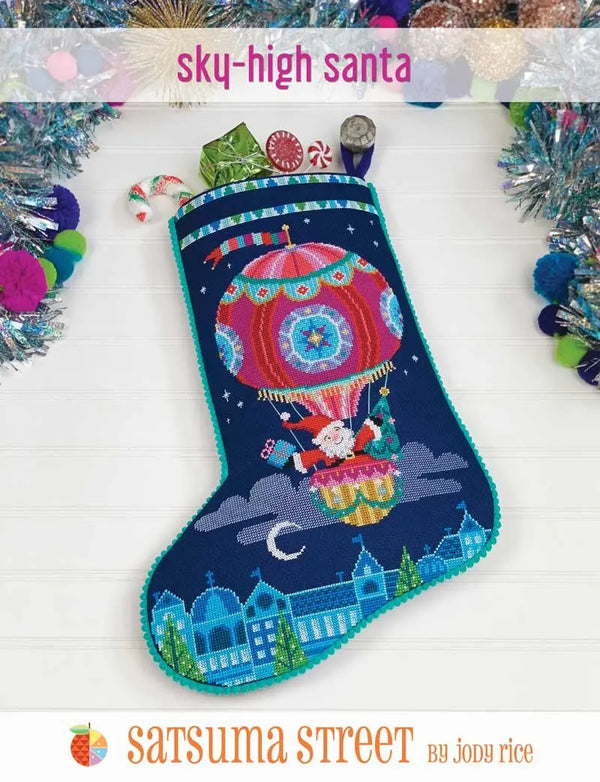 Sky-High Santa by Satsuma Street - Colorado Cross Stitcher