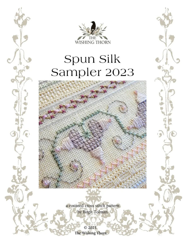 Spun Silk Sampler 2023 by The Wishing Thorn - Colorado Cross Stitcher