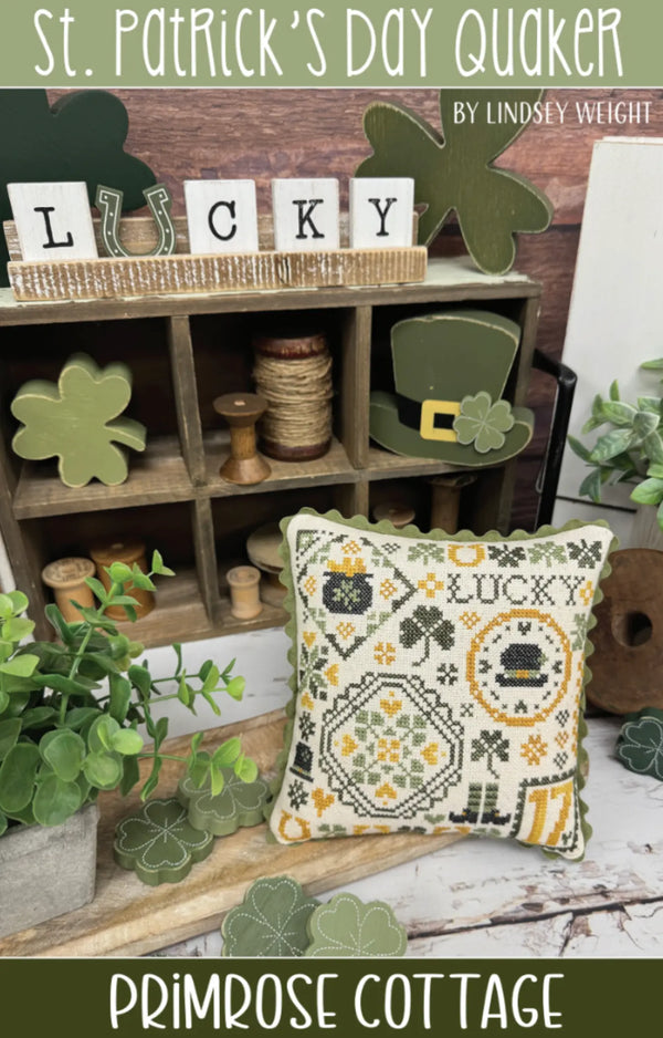St. Patrick's Day Quaker by Primrose Cottage - Colorado Cross Stitcher