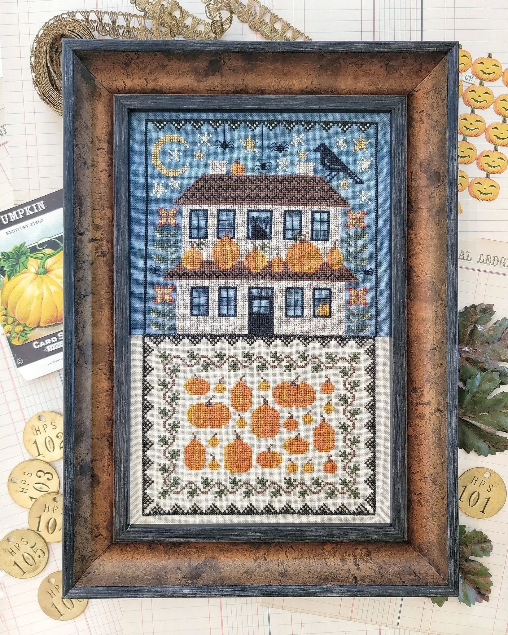 The Pumpkin House by Hello from Liz Mathews - Colorado Cross Stitcher