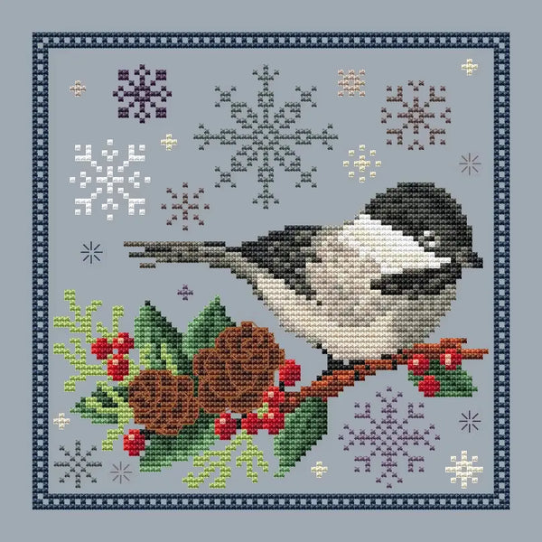 Winter Chickadee by Erin Elizabeth Designs - Colorado Cross Stitcher