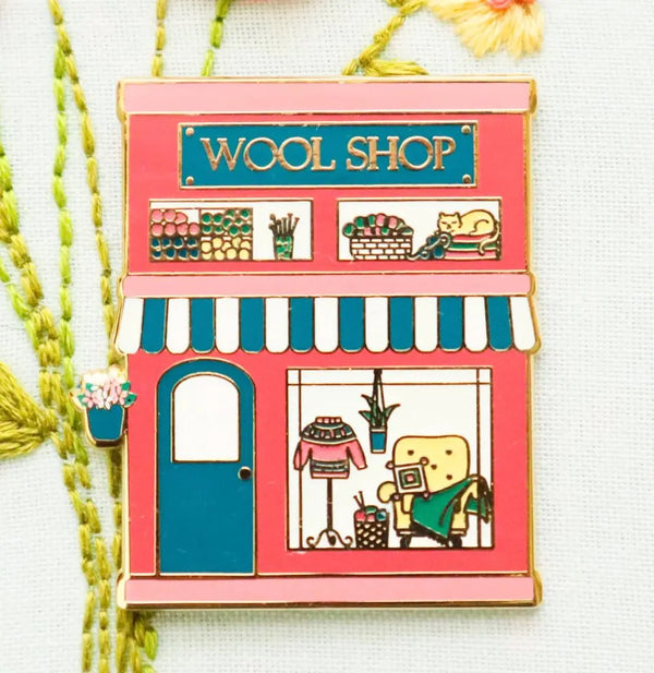 Wool Shop Needle Minder by Flamingo Toes - Colorado Cross Stitcher