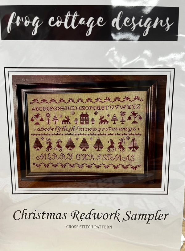 Christmas Redwork Sampler by Frog Cottage Designs - Colorado Cross Stitcher
