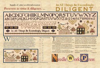 In All Things Be Exceedingly Diligent by NeedleWork Press - Colorado Cross Stitcher