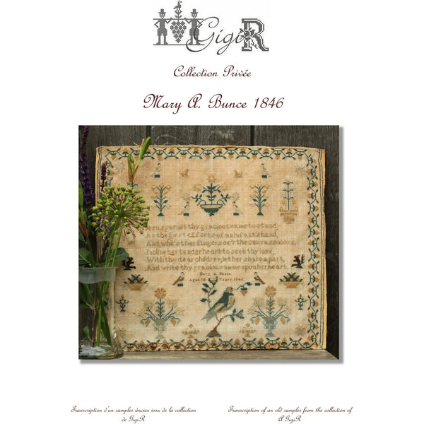 Mary A. Bunce 1846 by Gigi R - Colorado Cross Stitcher